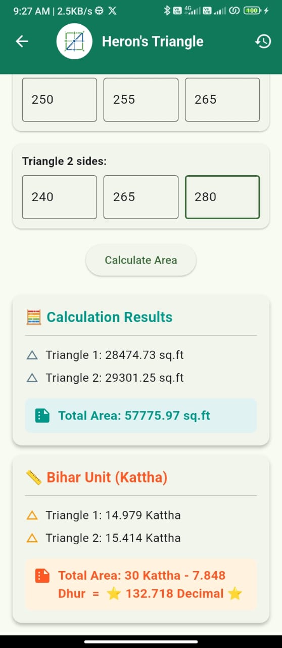 Bhu Meter – Bihar Land Area Calculator App | Kattha Dhur Amin